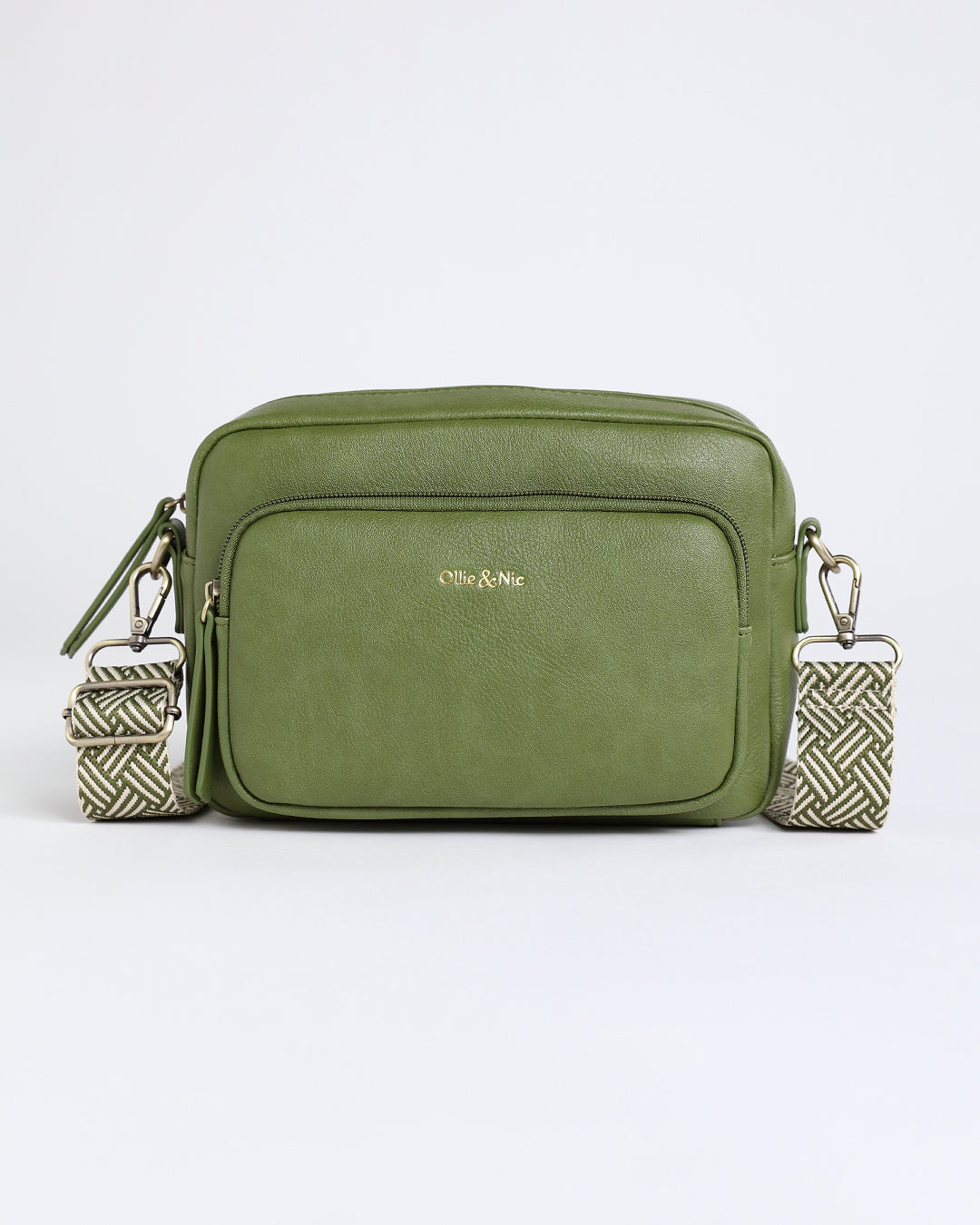Doyle Women's Crossbody Camera Bag - Apple Green – Ollie & Nic